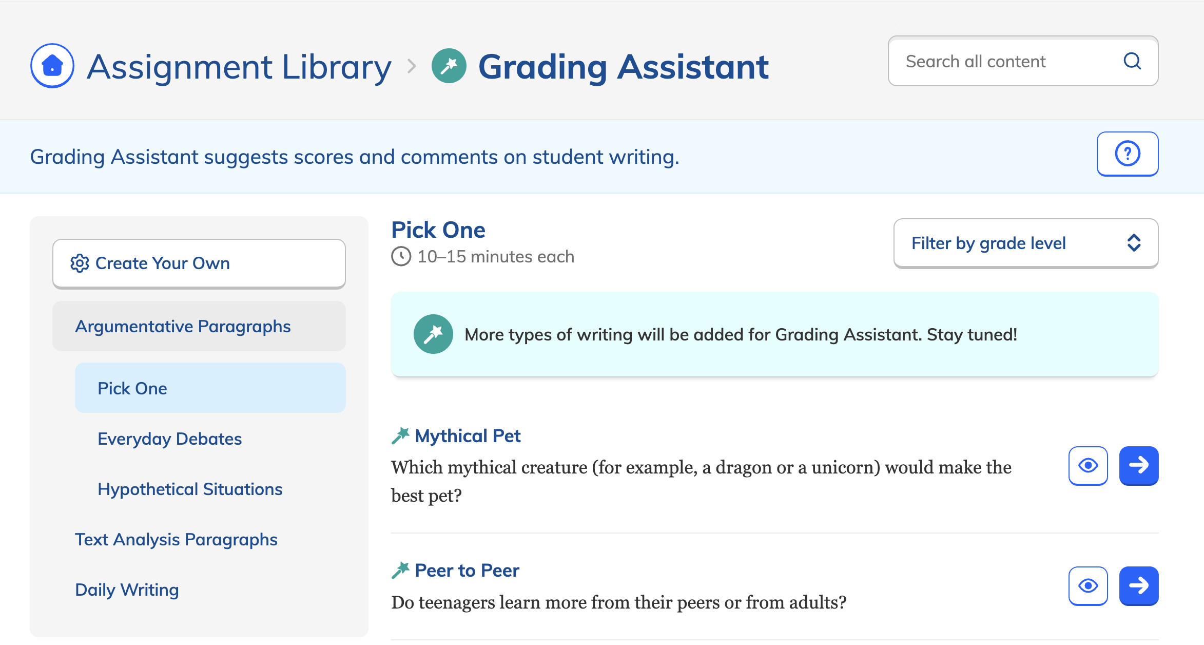 How to Create and Assign a Grading Assistant-Linked Assignment ...