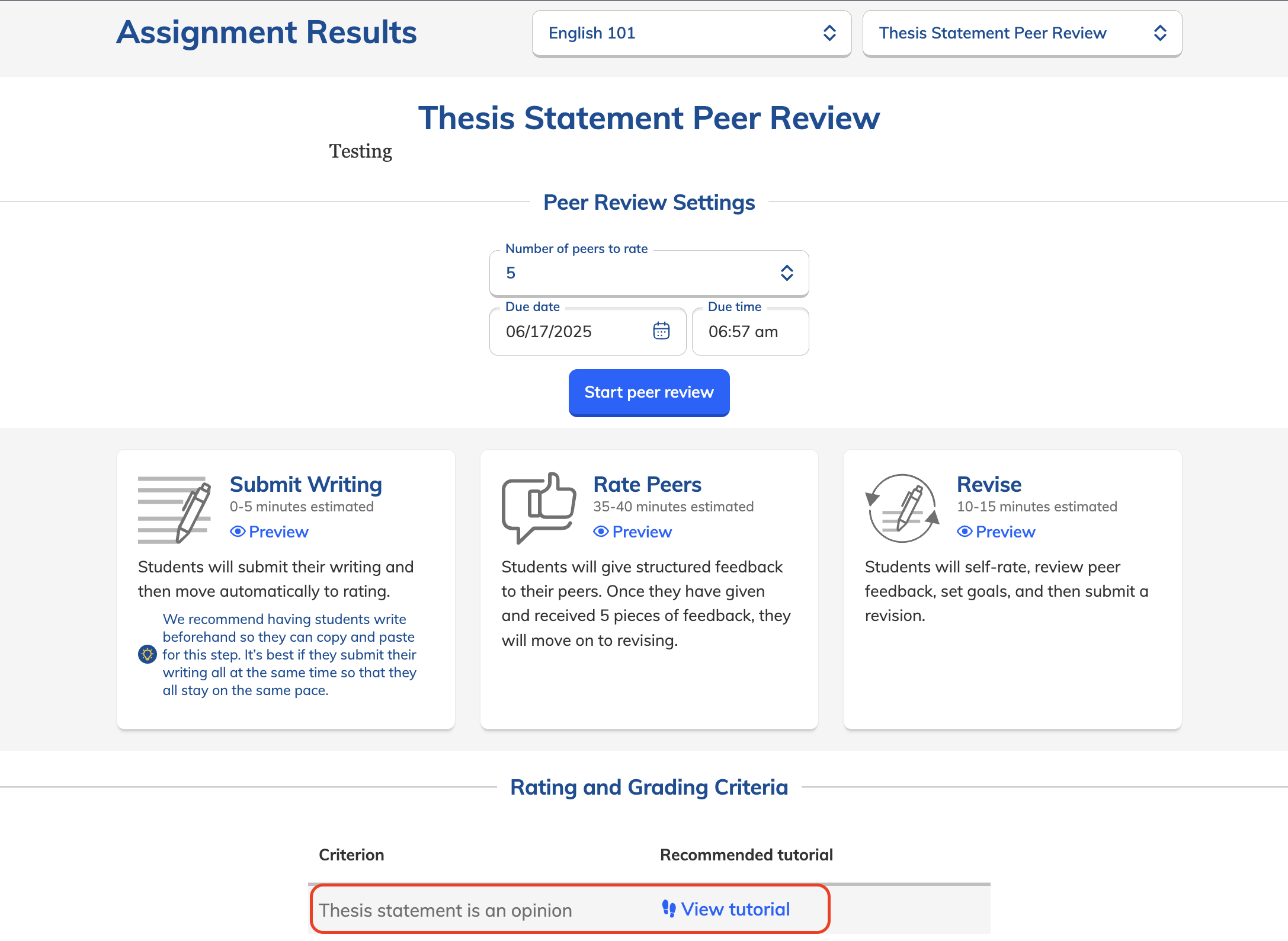 How can I use NoRedInk’s interactive tutorials to help my students with Peer Reviews? – NoRedInk ...