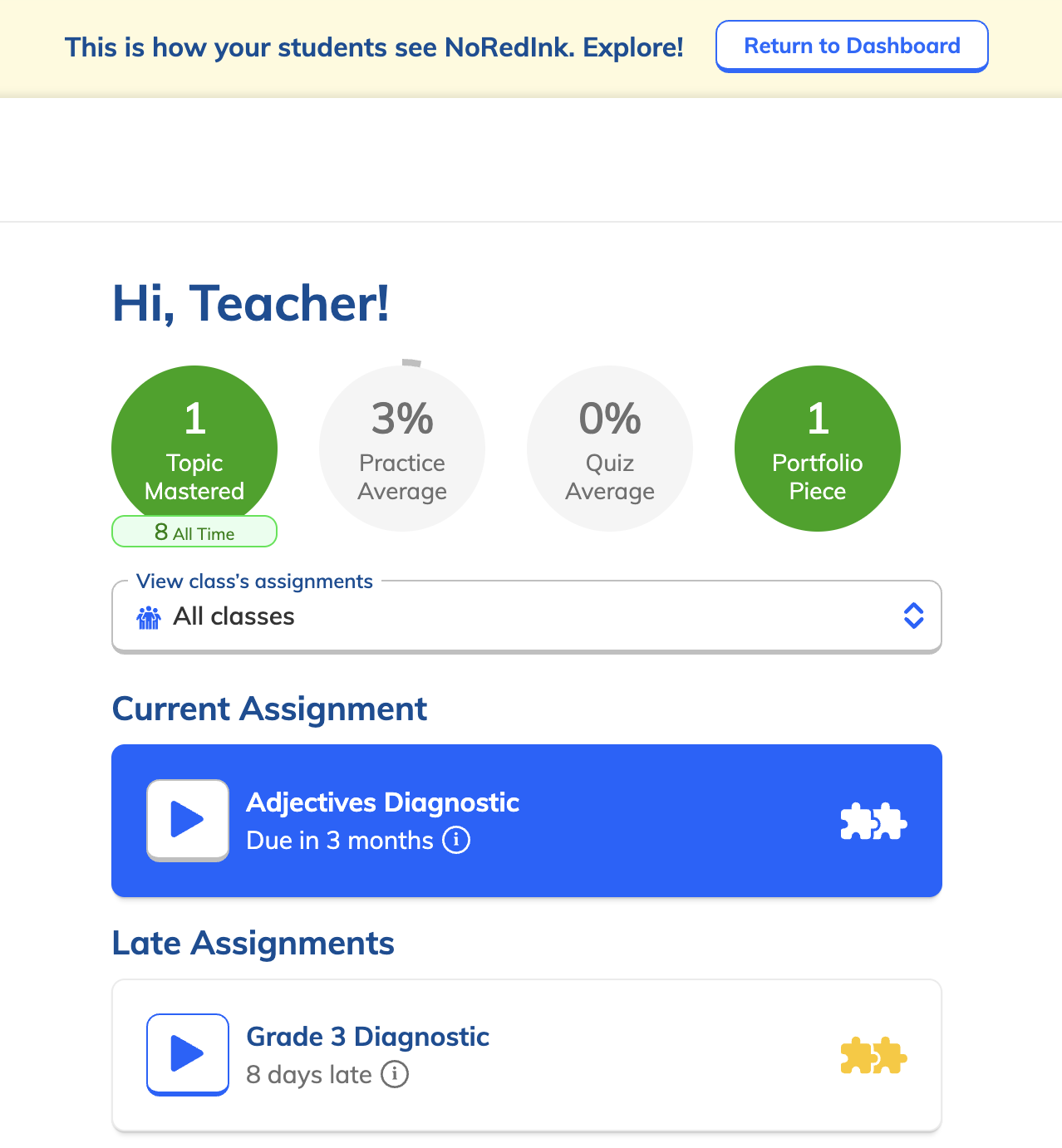 View NoRedInk as a Student in your Class – NoRedInk Help Center