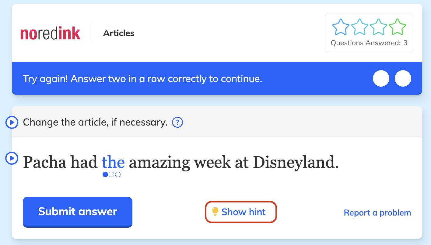 What should I do if I have a grammar question? – NoRedInk Help Center