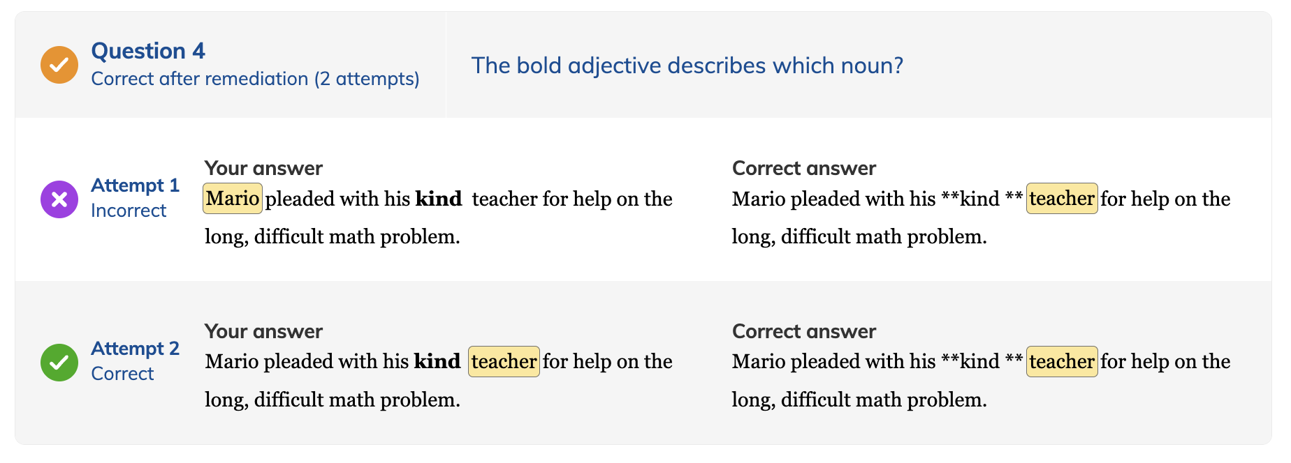 What do I do if I think I was marked wrong by accident? – NoRedInk Help ...