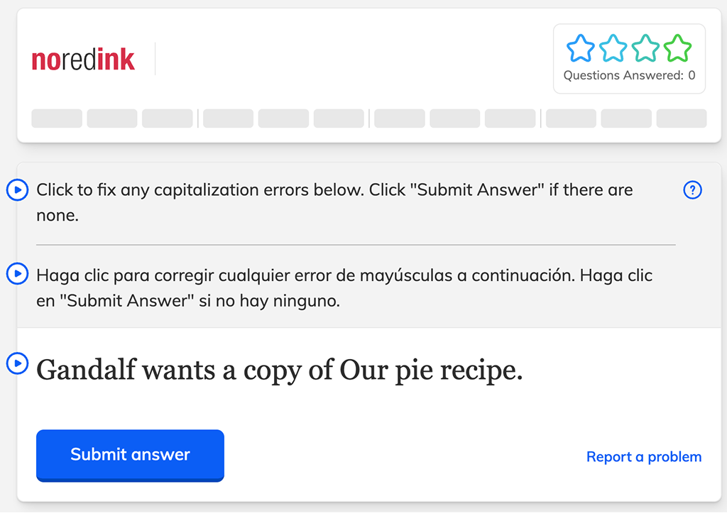 Learn about NoRedInk's Language Supports – NoRedInk Help Center